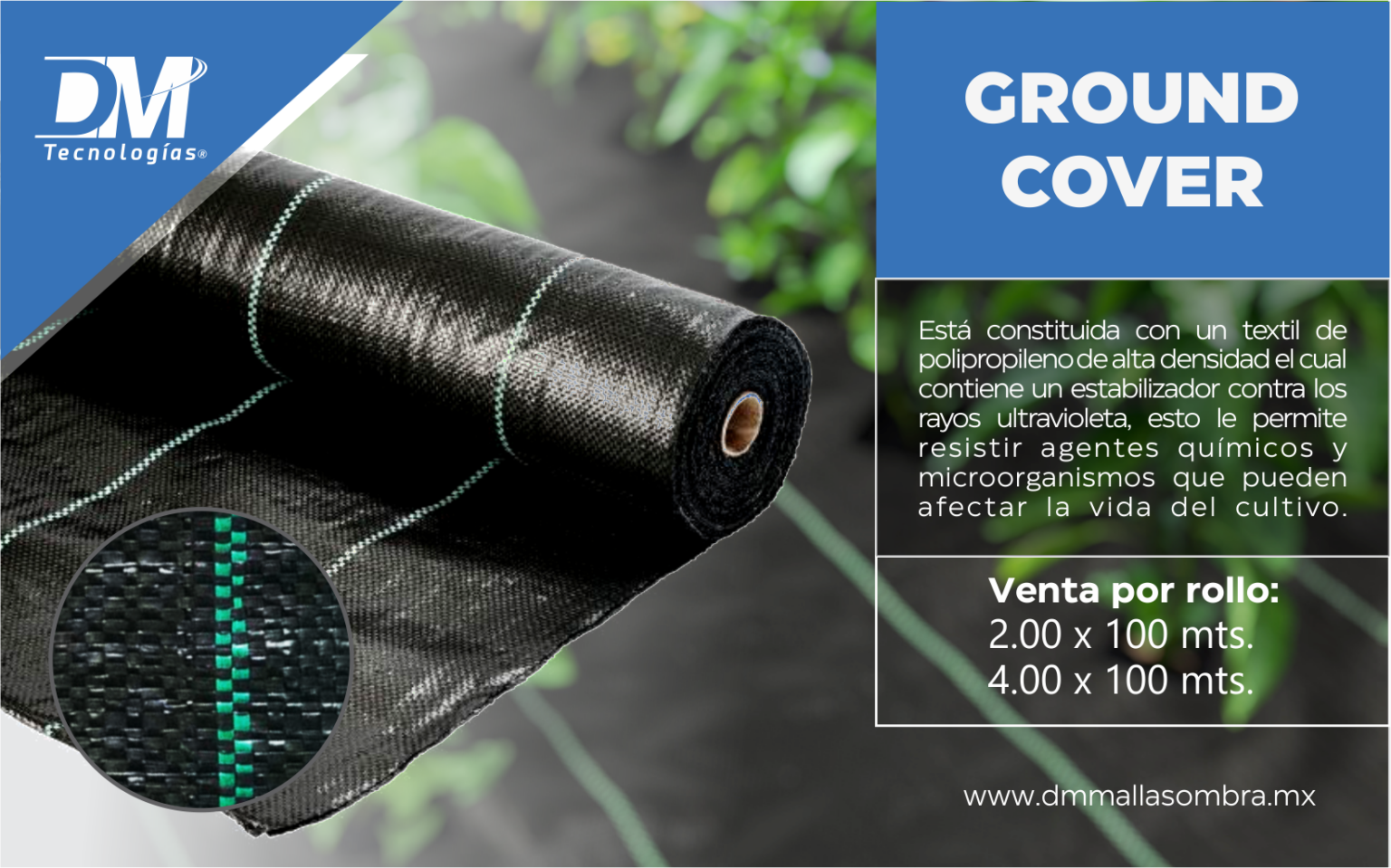 ¡Consigue aquí Rollos de La Malla Antimaleza Ground Cover y más ...